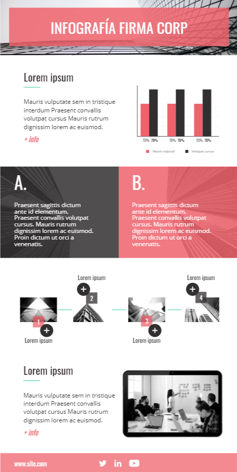 Plantillas de infografías para empresas | Genially